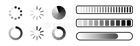 loading process indicator isolated vector concept design technology