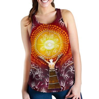 Australia Women Racerback Tank Australian Naidoc Week Because Of