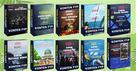 50000 Konten Video Fyp Viral Yang Siap Untuk Di Upload Di Berbagai Sosial Media