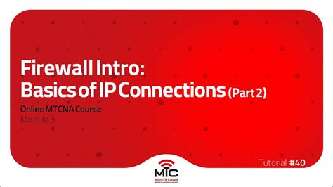 Firewall In Routeros Basics Of Ip Connections Pt 2 Youtube