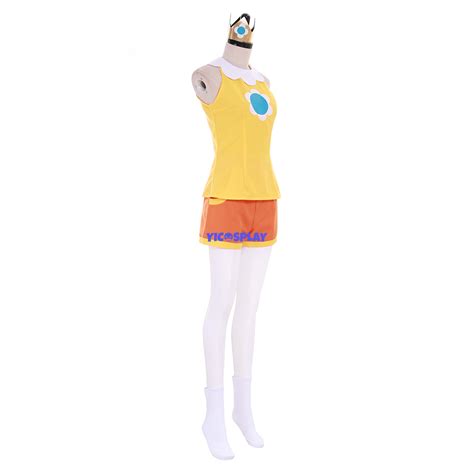 Princess Daisy Tennis Outfit Cosplay Dress Yicosplay