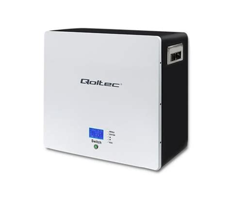 Qoltec Magazyn Energii LiFePO4 5kWh 24V BMS LCD Stacje Zasilania