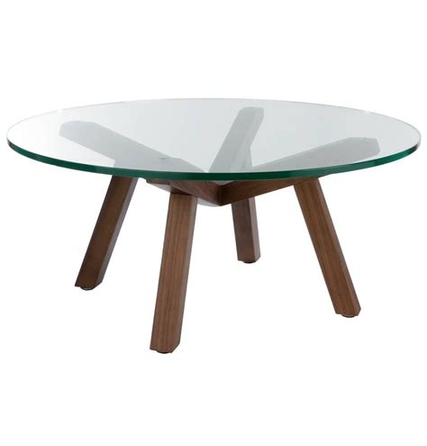 30 Best Round Glass And Wood Coffee Tables
