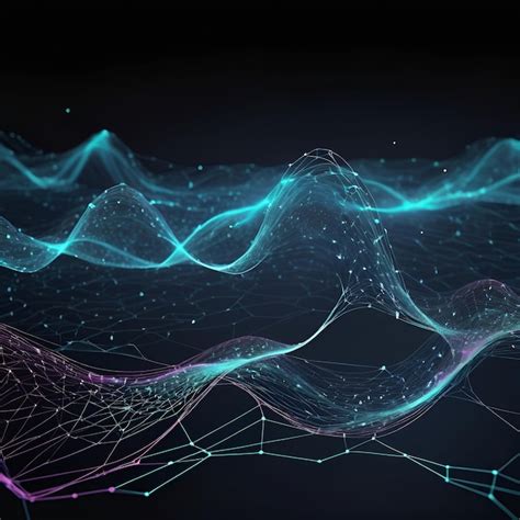 Cyber Data Flow Blockchain Ai Networks Digital Wavescyber Data Flow Blockchain Ai Networks