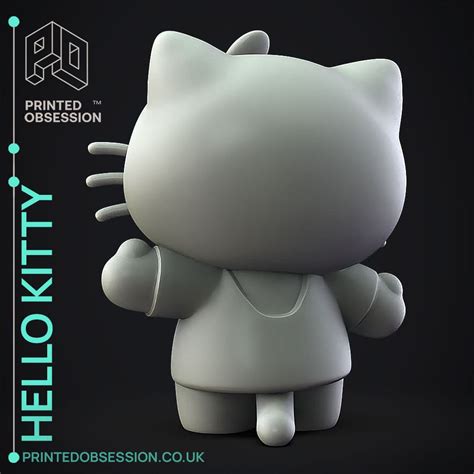 Hello Kitty Fan Art 3d Model By Printedobsession On Thangs