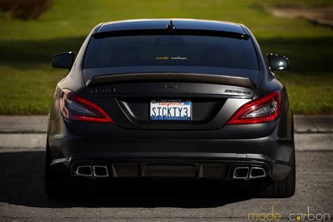 Matte Black Mercedes Benz CLS63 AMG S By Mode Carbon GTspirit