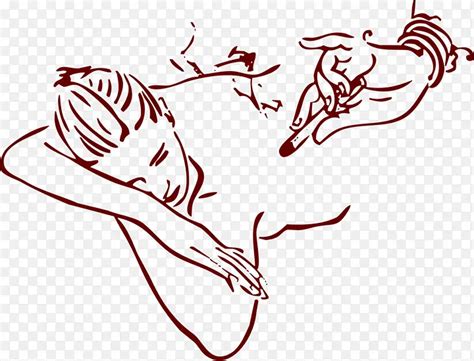 手绘简笔画抽烟的美女png图片素材下载 图片编号9209512 Png素材网