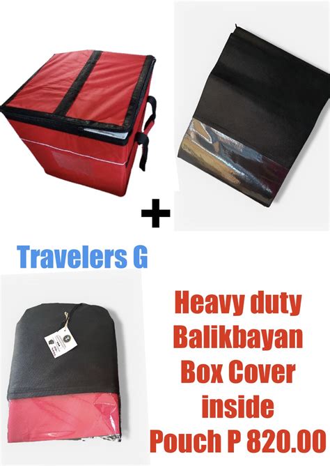 Heavy Duty Balikbayan Box Cover With Pouch Red Lazada Ph