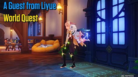 Genshin Impact 3 7 4K60FPS A Guest From Liyue World Quest The