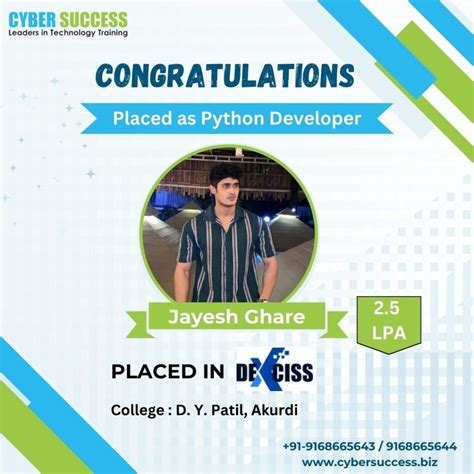 Python Course In Pune With 100 Placement 2026 Cyber Success