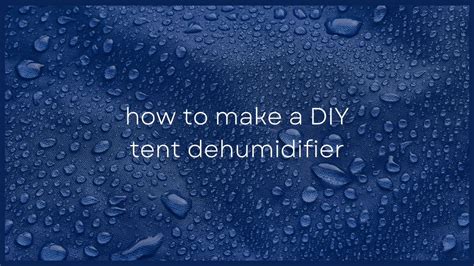 How To Make A Diy Tent Humidifier Hunting Waterfalls