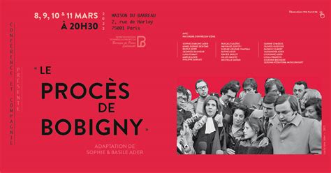 Représentations Le Procès De Bobigny Conseil National Des Barreaux