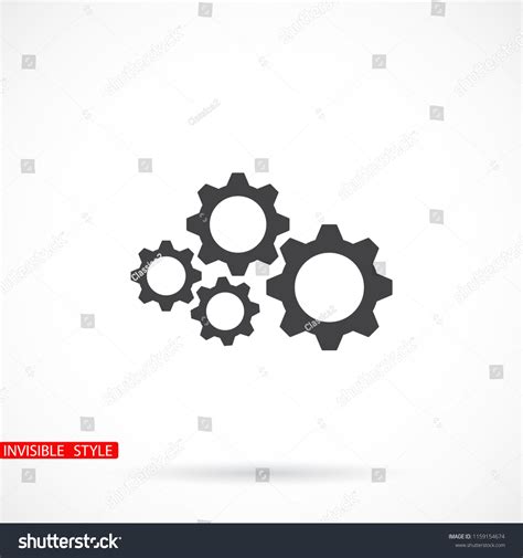 Man Cog Vector Icon Stock Vector Royalty Free Shutterstock
