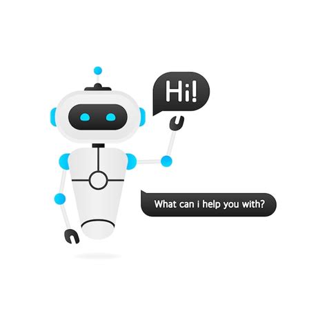 Conceito De ícone De Chatbot Bot De Bate Papo Ou Robô Chatterbot