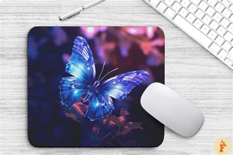 Dreamy Glowing Butterfly At Night Graphic By Foxmia · Creative Fabrica