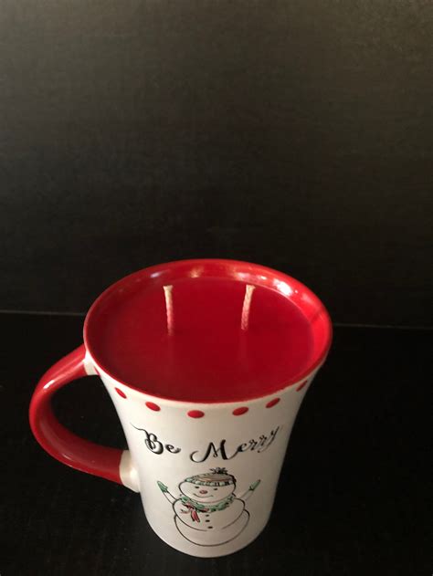 Adorable Christmas Be Merry Coffee Latte Mug Etsy