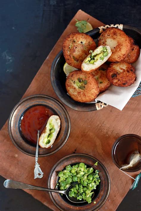 Green Peas Tikki How To Make Green Peas Tikki Cook Click N Devour