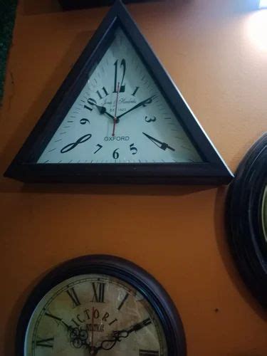 Analog Triangle Shape Wooden Wall Clock Vintage Wall Clock Antique Wall Clock At Rs 550 In Roorkee