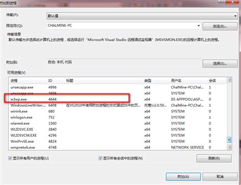 Vs2010使用附加进程的方式调试iis中的页面介绍vs2010 Win10 W3wp Csdn博客