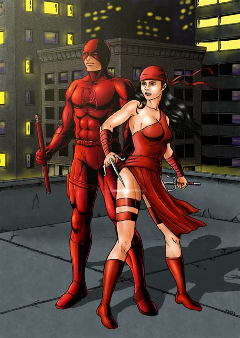 Daredevil Elektra Vs Captain America Black Widow Battles Comic Vine