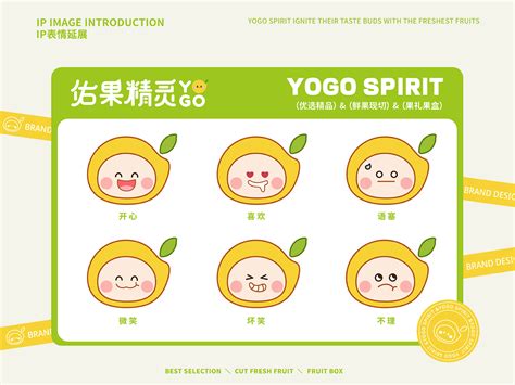 【ip设计】 佑果精灵水果品牌形象设计 卡通形象三水水儿 站酷zcool