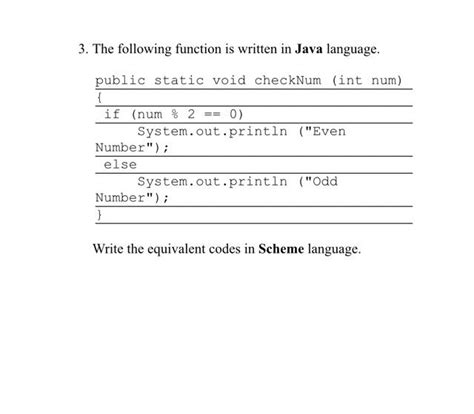 Solved 3 The Following Function Is Written In Java Chegg