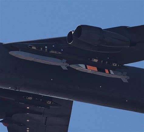 A Promising Agm 181 Thermonuclear Missile Was Spotted Under The Wing Of