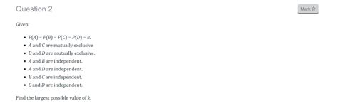 Solved Question Mark Given P A P B P C Chegg Com