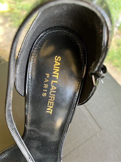 YSL Saint Laurent Opyum Heels Patent Leather Gem