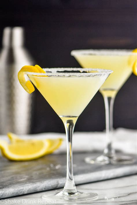 Lemon Drop Martini Shake Drink Repeat