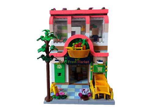 Lego Moc Organic Grocery Store 41729 Modular Alternate Build By Re