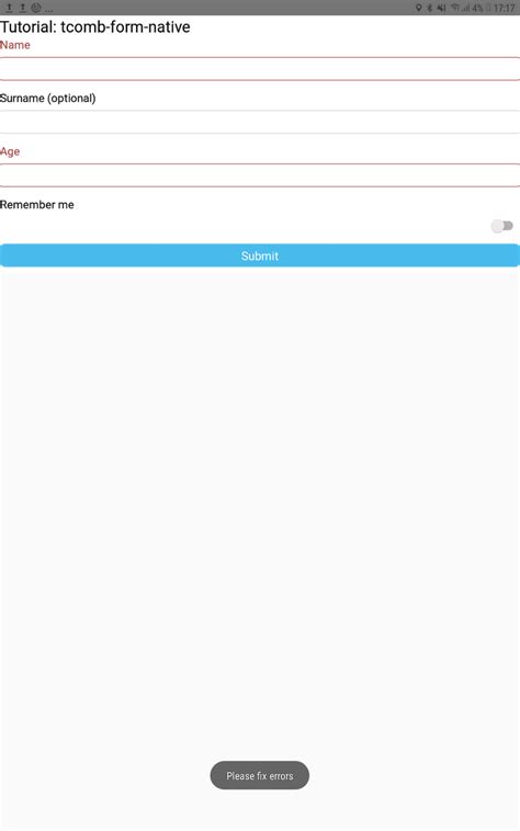 build forms in react native with tcomb form native dev community