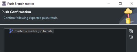 Eclipse Git Push Head When No Changes Stack Overflow