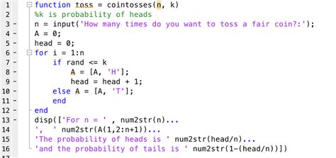 Solved •write A Matlab Program Called Cointosses To Carry