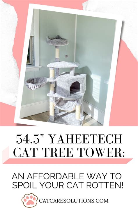 Yaheetech Cat Tree Tower Review 54 5 Of Cat Tastic Luxury Cat Care