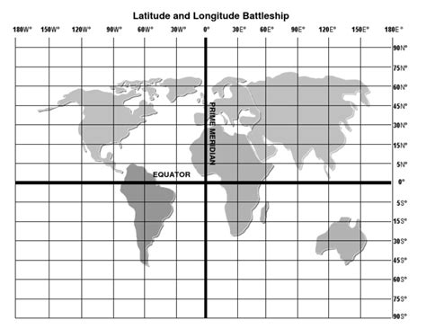 Latitude Longitude Battleship Game Pdf
