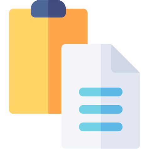 Paste Basic Rounded Flat Icon