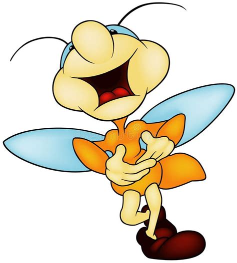 Orange Laughing Bug Stock Vector Illustration Of Smiling 31798590