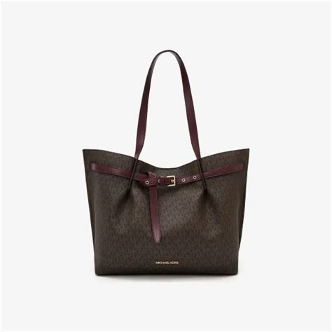 迈克高仕michael Kors Emilia 大号老花托特包 35s1gu5t7b580 小迈步海淘品牌官网