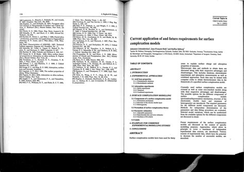 Pdf Current Application Of And Future Requirements For Surface Complexation Models