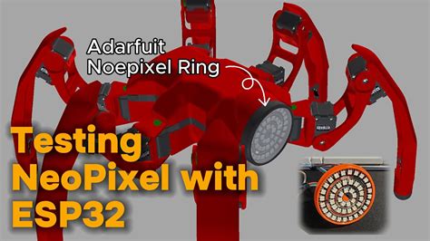 Testing Neopixel Ring With Esp32 Youtube