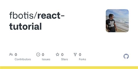 GitHub Fbotis React Tutorial