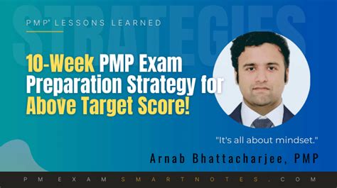 10 Week PMP Exam Preparation Strategy For Above Target Score Arnab