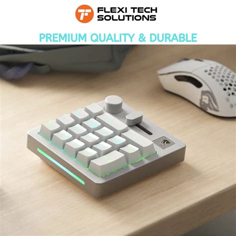 GLORIOUS GMMK Pre Built Numpad WIRELESS FOX LINEAR SWITCHES Flexi Tech