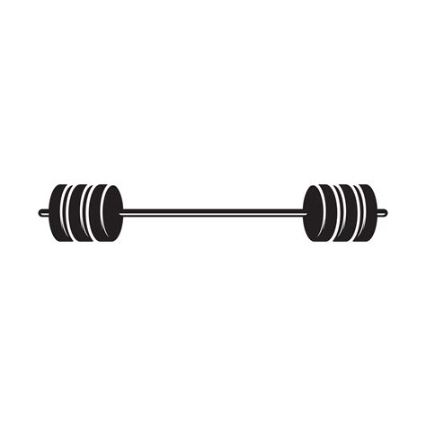 Barbel Dumbbell Gym Icon Logo Template 17553772 Vector Art At Vecteezy