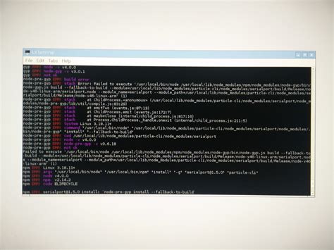 Particle Cli On Raspberry Pi Troubleshooting Particle
