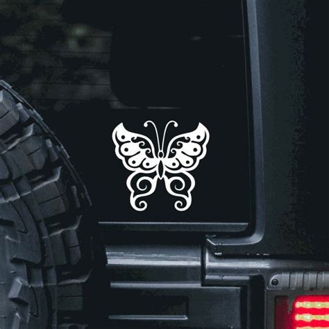 Tribal Butterfly Vinyl Decal Sticker For Hydro Flask For Yeti Tumbler