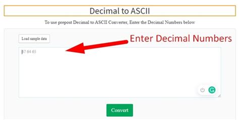 Decimal To ASCII Base And Binary Converter Free SEOToolsCentre