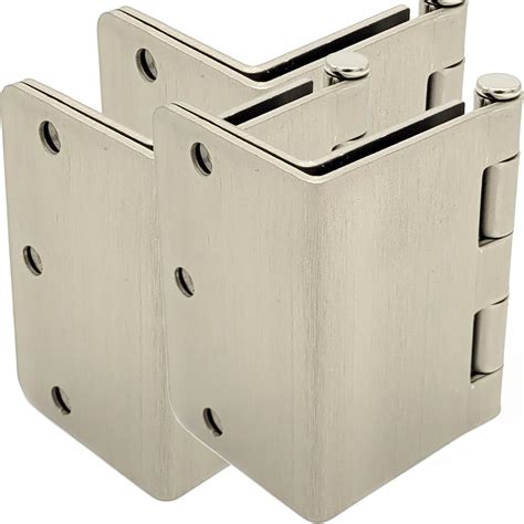 35 Inch Swing Clear Offset Door Hinge 3 Pack Satin Nickel 14 Inch