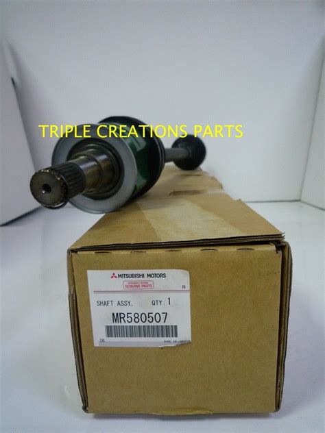 Genuine OEM Mitsubishi MR580507 SHAFT ASSY RR AXLE LH | eBay